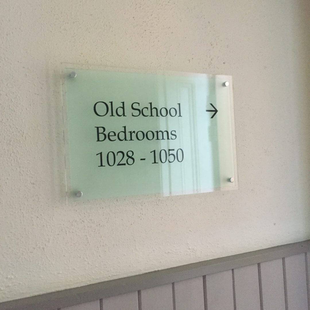 Acrylic Hotel Internal Sign - Taylor & Pickles