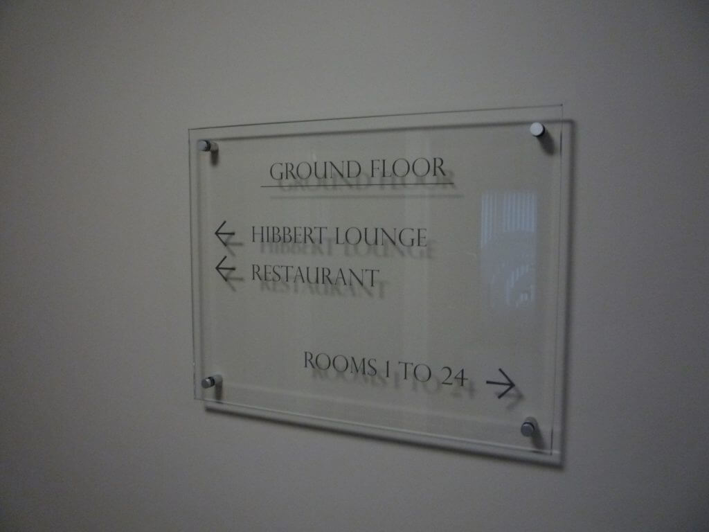 Ground Floor Glass Signage - Taylor & Pickles