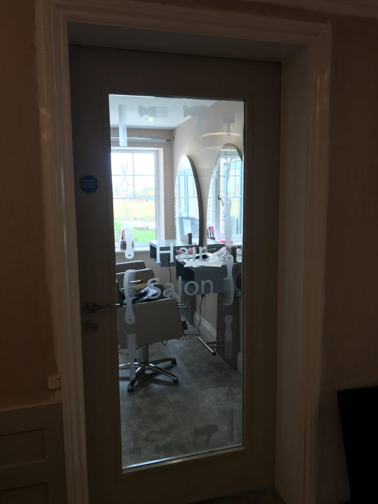 Salon Window Graphics - Taylor & Pickles