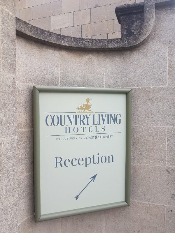 Reception Wayfinding Sign - Taylor & Pickles