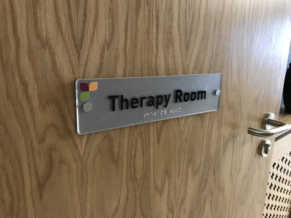 Therapy Room sign - Taylor & Pickles