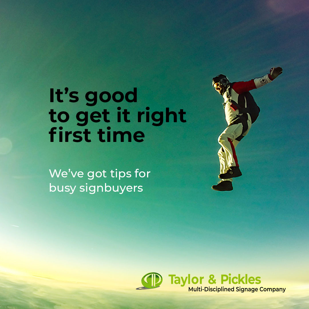 Getting it right first time - Taylor & Pickles